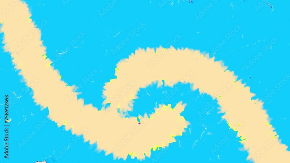 Animated transitions for kids channel or show. Pastel seamless loop ...