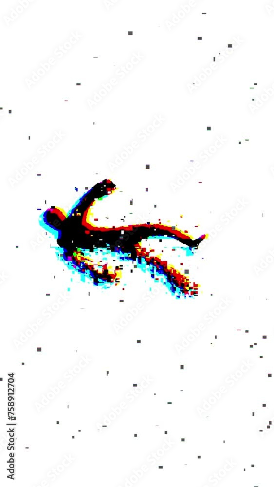 Vertical animated transitions for your channel or show. Falling man ...