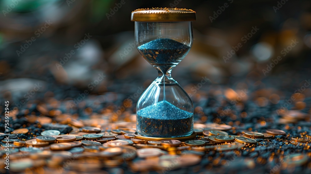 Show a visual representation of the time value of money concept ...