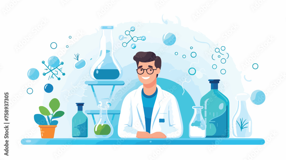 Chemical Free vector cartoon icon .Therapy icons con Stock Vector ...