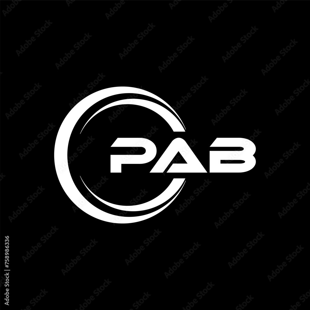 PAB Letter Logo Design, Inspiration for a Unique Identity. Modern ...