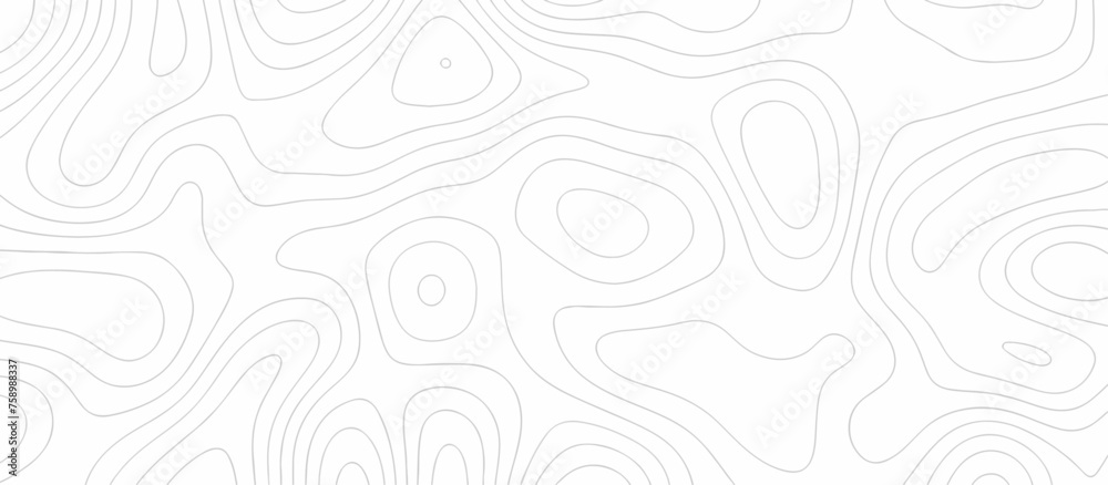 Abstract topography wavy line map background. vector illustration ...