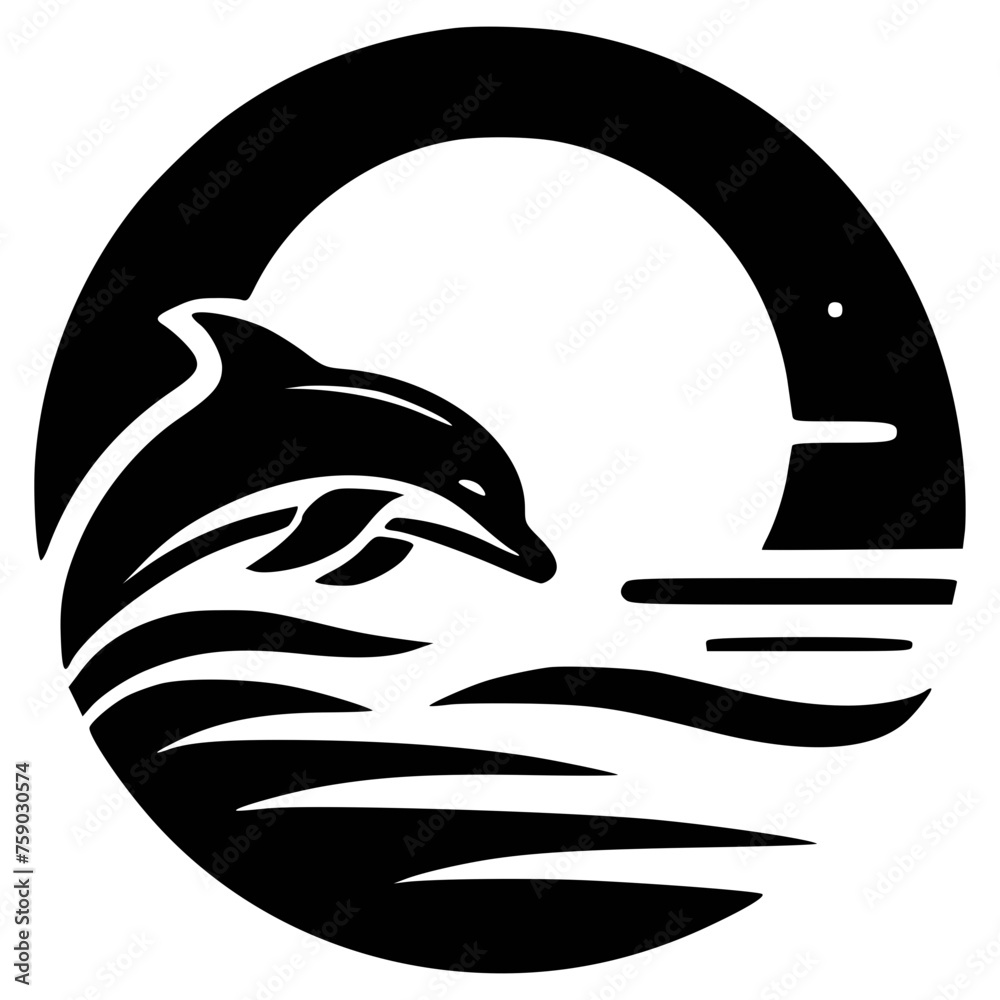 Vetor de Dolphin Scene, Dolphin silhouette, Dolphin Svg, Dolphin Png ...
