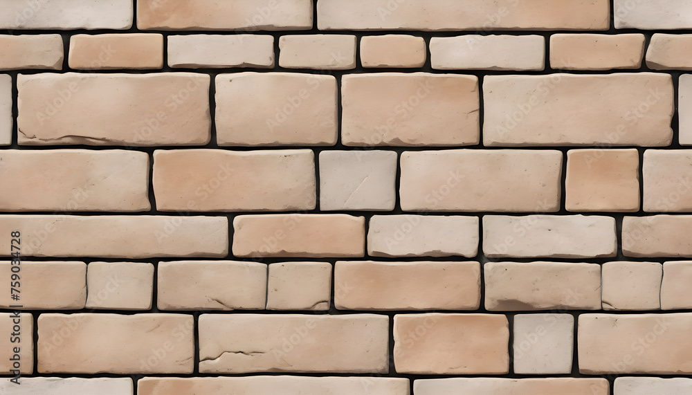 Seamless old sandstone brick wall background texture. Tileable antique ...