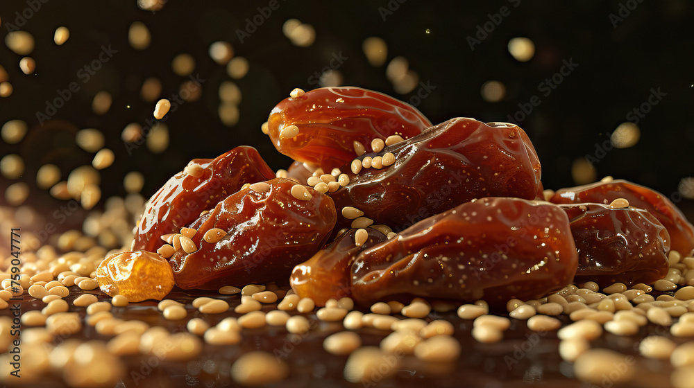 Ead Fel: On Memorial Day, crushed dates with roasted sesame seeds ...