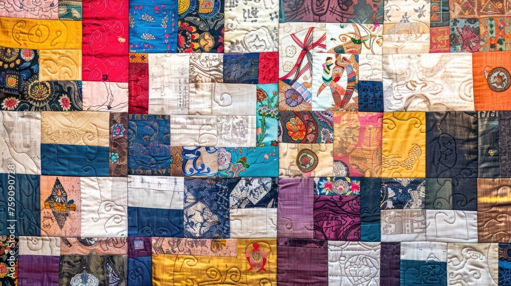 a traditional Korean patchwork art called jogakbo which refers to the ...