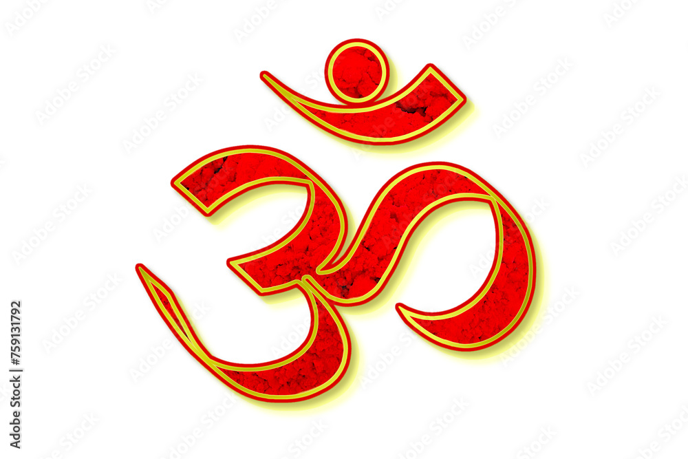 indian hinduism religious symbol golden text Om,aum,or oim meaning ...