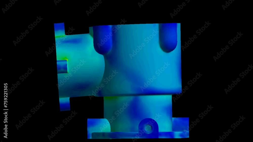 Mechanic simulation engineering - Displacement and stress finite ...