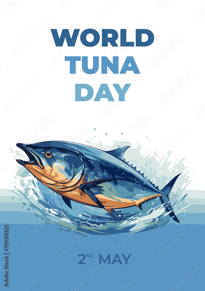tuna in the sea, perfect for international day, world tuna day ...