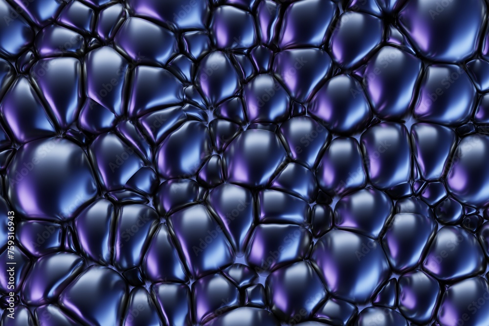 Dark blue metallic bubbles texture background. Stock Illustration ...