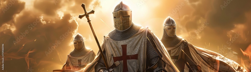 As the sun sets the Knights Templar embark on a sacred quest for the ...