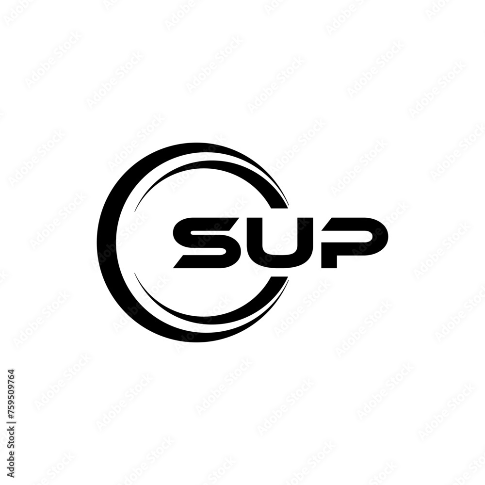 SUP Logo Design, Inspiration for a Unique Identity. Modern Elegance and ...