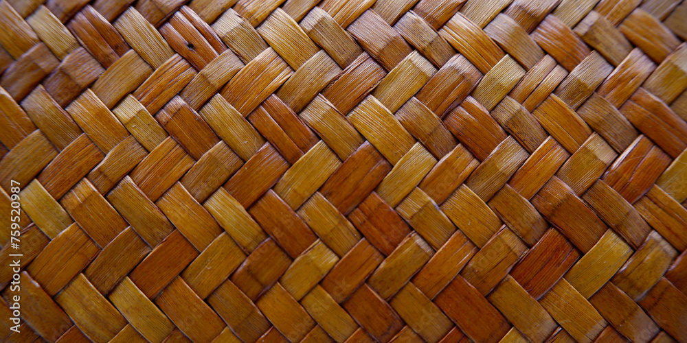 Woven bamboo texture in rustic style. The image of traditional rattan ...