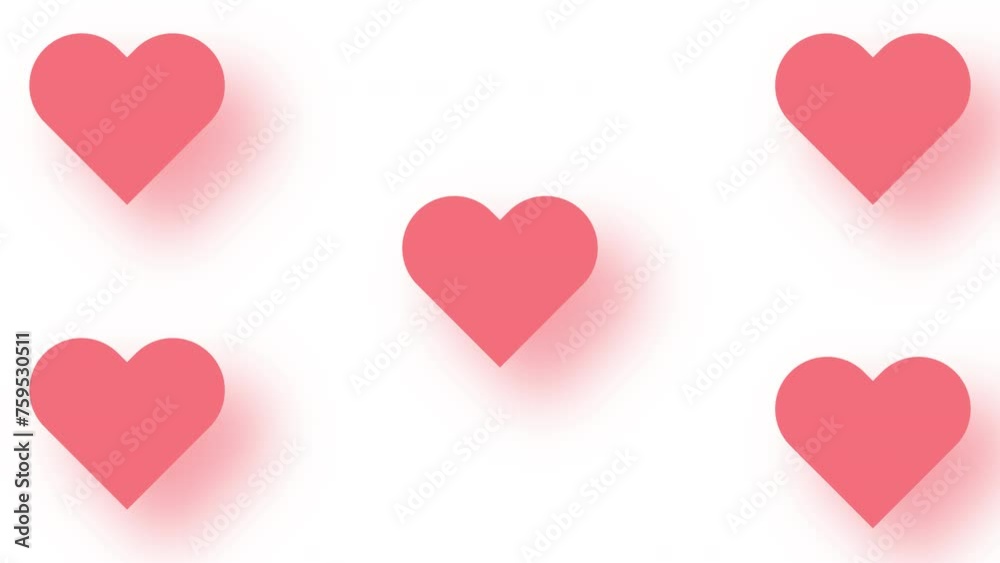 Red Heart 3D beat or pulsating animation Emoji. HD Smiley Emotion Icon ...