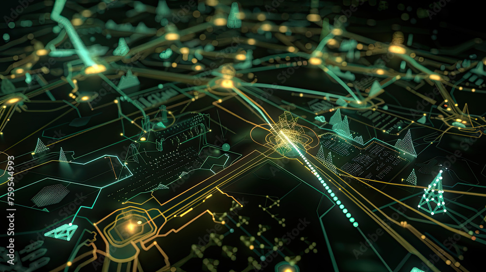 Cybernetic Nexus: Visualizing Digital Interconnectivity. This VR ...