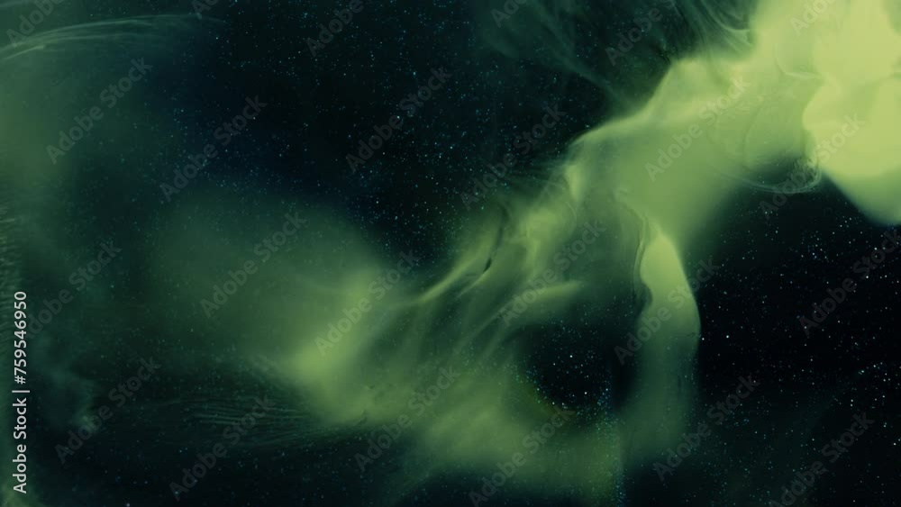 A captivating abstract interpretation of the northern lights, depicted ...