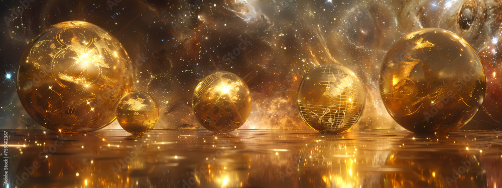 Harmonic Spheres: The Music of the Spheres Stock Illustration | Adobe Stock