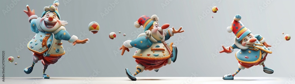 Foto de Design a cute and whimsical character in a playful pose do ...
