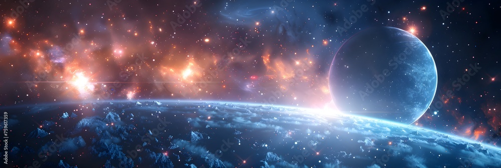 Highly Detailed 3D Render of an Offline Website Banner Showcasing a ...