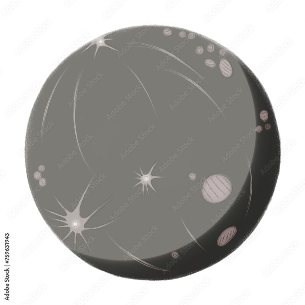 Mercury planet clipart illustration with transparent background ...