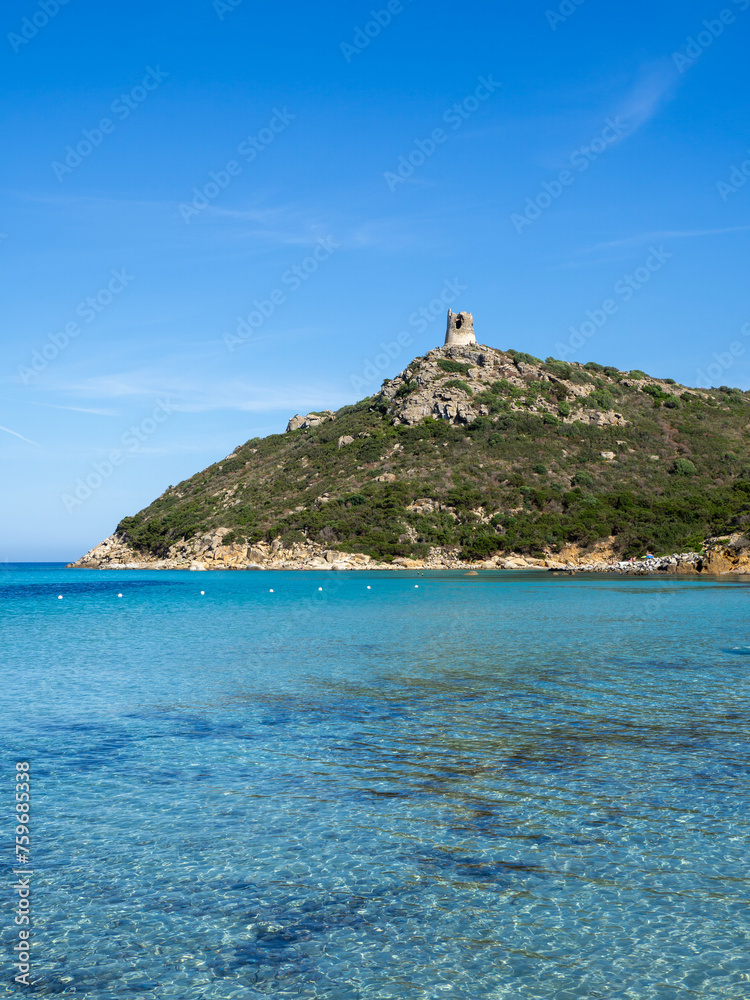 The Porto Giunco tower is a Spanish watchtower located on the ...
