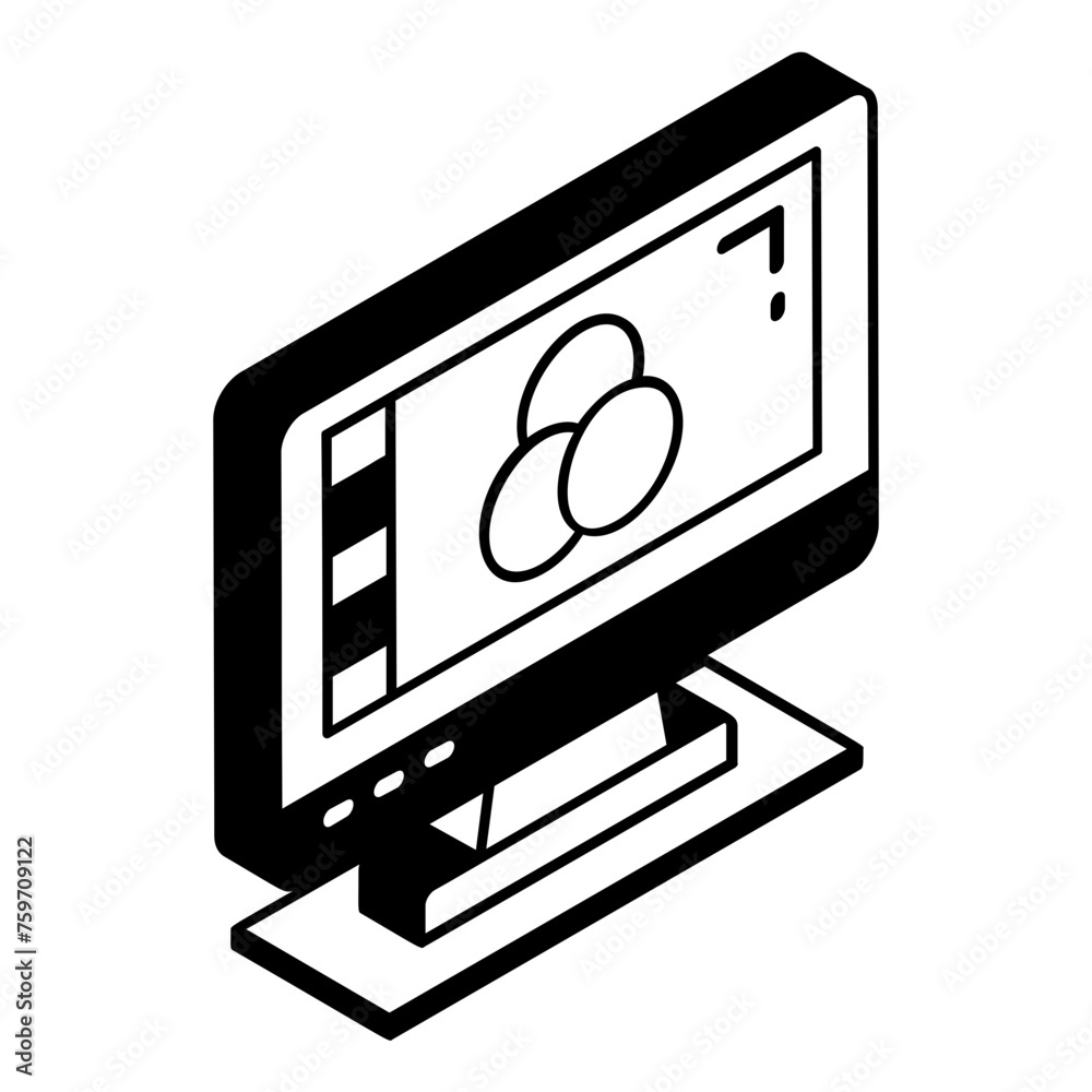 CAD software dashboard isometric concept, digitally creating 2D drawing ...