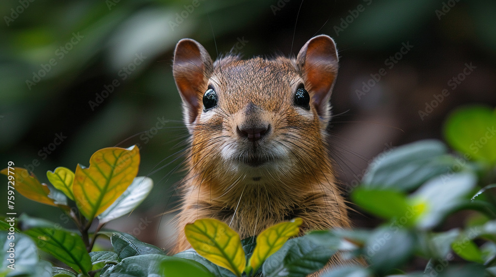 wildlife photography, authentic photo of a agouti in natural habitat ...