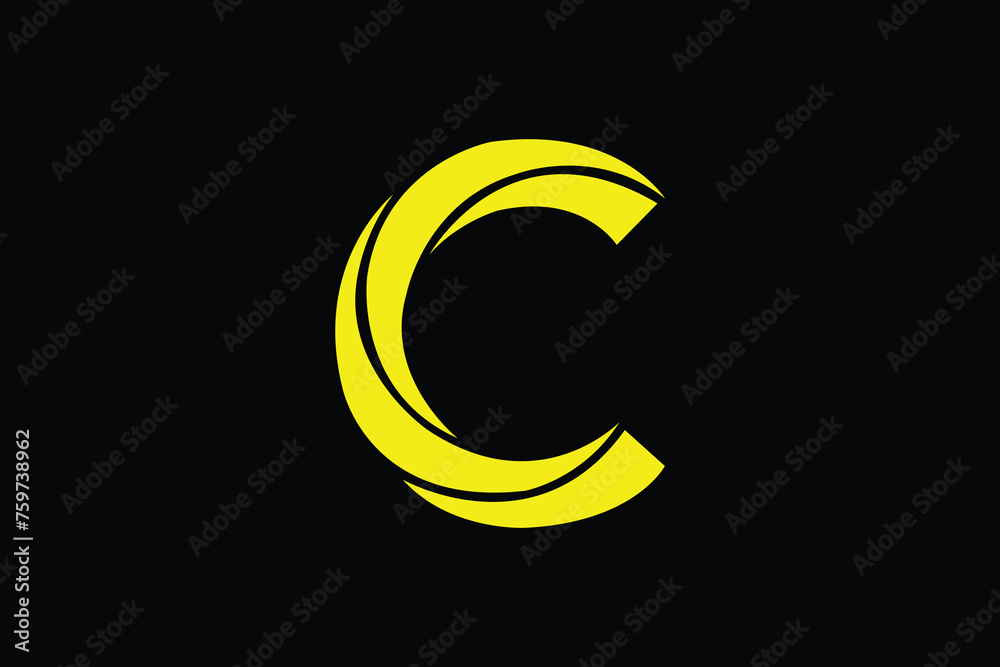 c letter logo, folded c logo, 3d c logo, icon, brandmark, logomark ...