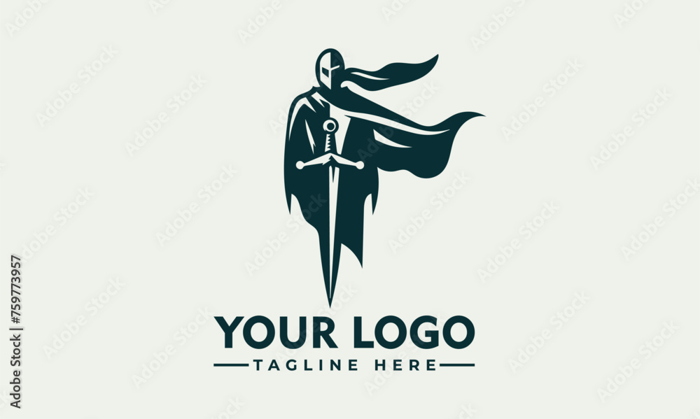 Simple Knight Rider Logo Vector Unique and Striking Design for Brand ...