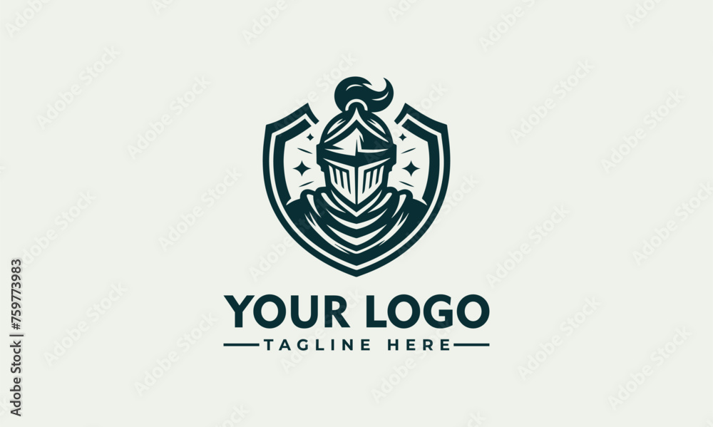 Simple Knight Rider Logo Vector Unique and Striking Design for Brand ...
