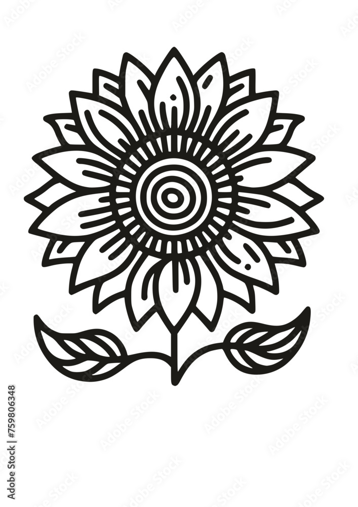 Sunflower SVG, Sunflower Cricut, Sunflower Clipart, Sunflower Cut File ...