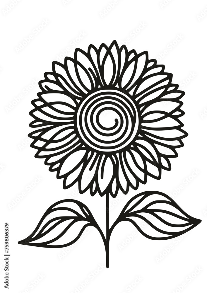 Sunflower SVG, Sunflower Cricut, Sunflower Clipart, Sunflower Cut File ...