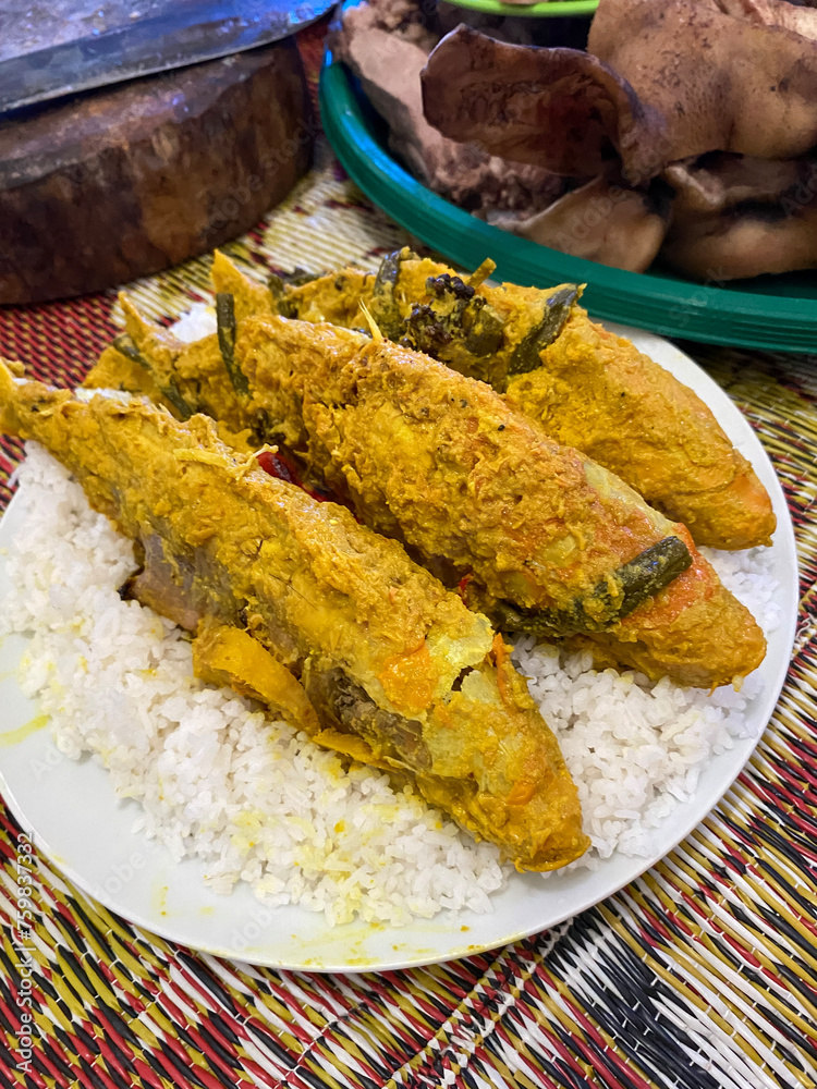 One of Indonesian Batanes food heritage, roasted chicken, processed ...