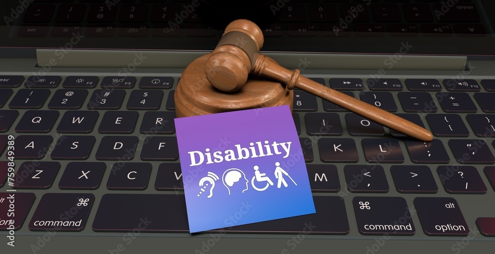 Disabled Rights, Disability Signs, Icons are Visual Presentation ...