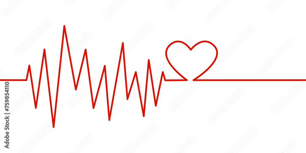 Heartbeat Cardiogram Medical transparent Background Illustration Vector ...