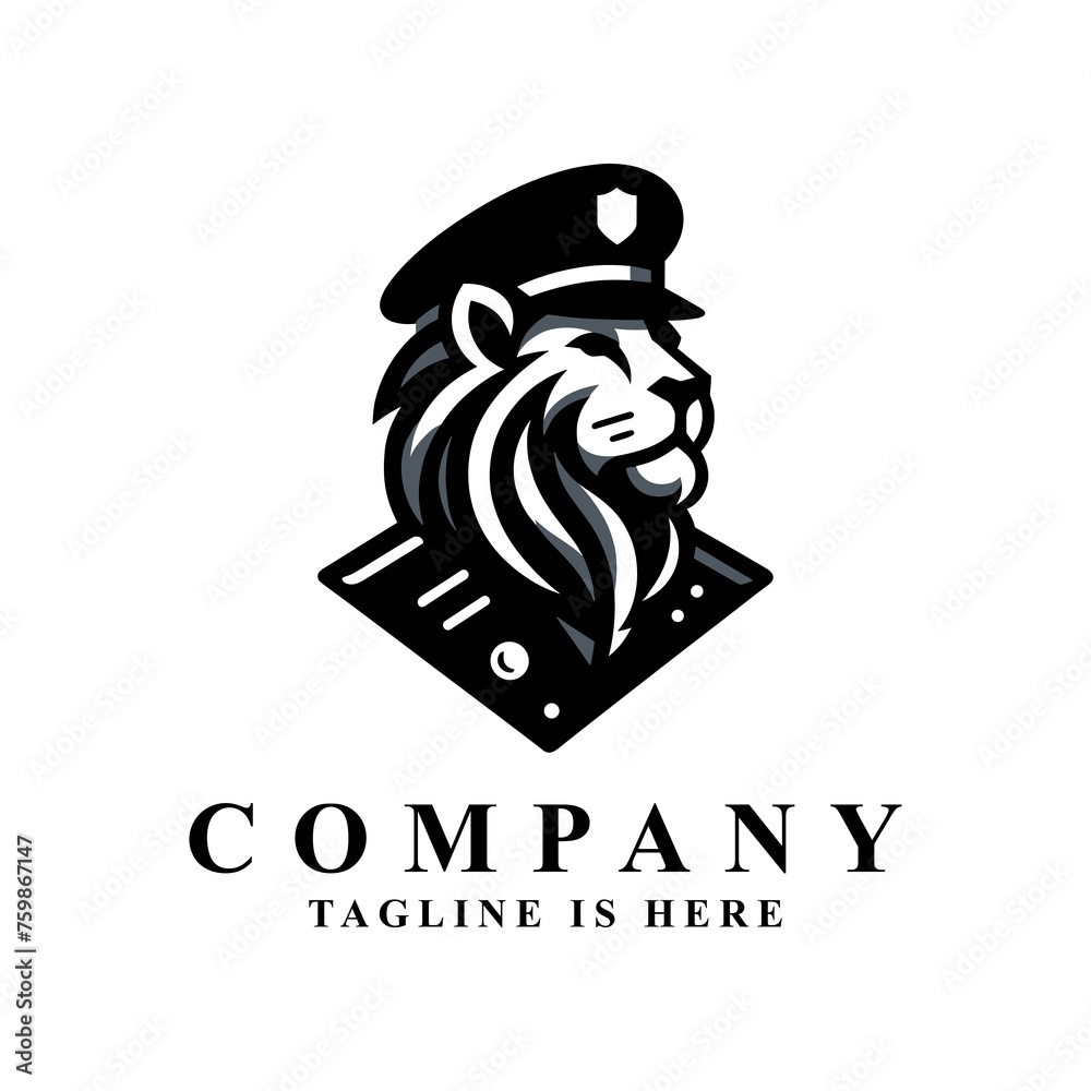Lion military logo: Conveys courage, strength, and valor, representing ...