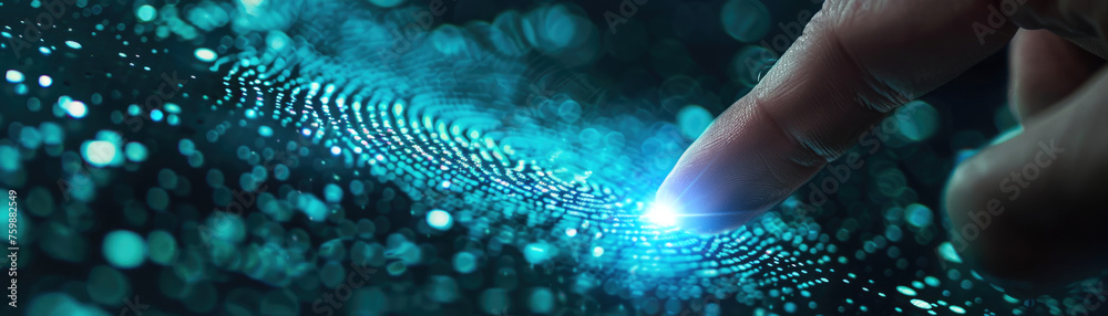 fingerprint scanning at crime scene, forensic expert's detailed work ...