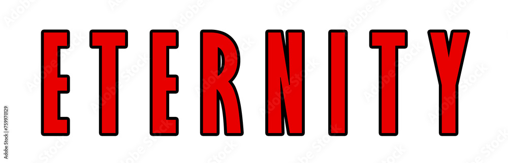 Eternity text png Stock Illustration | Adobe Stock
