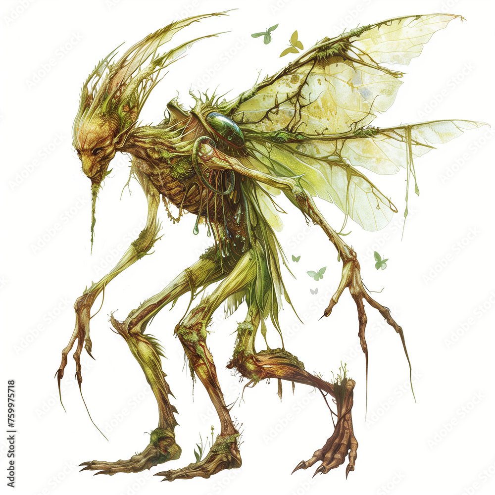 a fey creature like deity that represents certainty , undefined anatomy ...