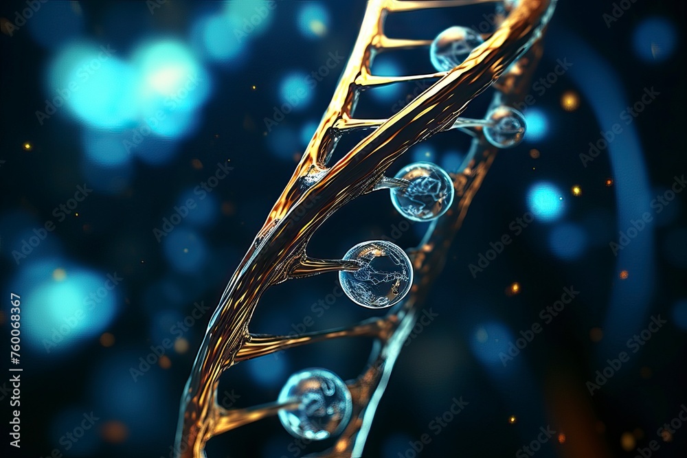 dna, hyper realistic, highly detailed, high contrast - generative ai ...