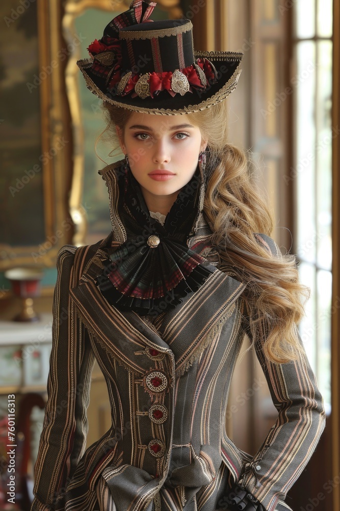 1800s fashion lifestyle, authentic setting and atmosphere, a glimpse ...