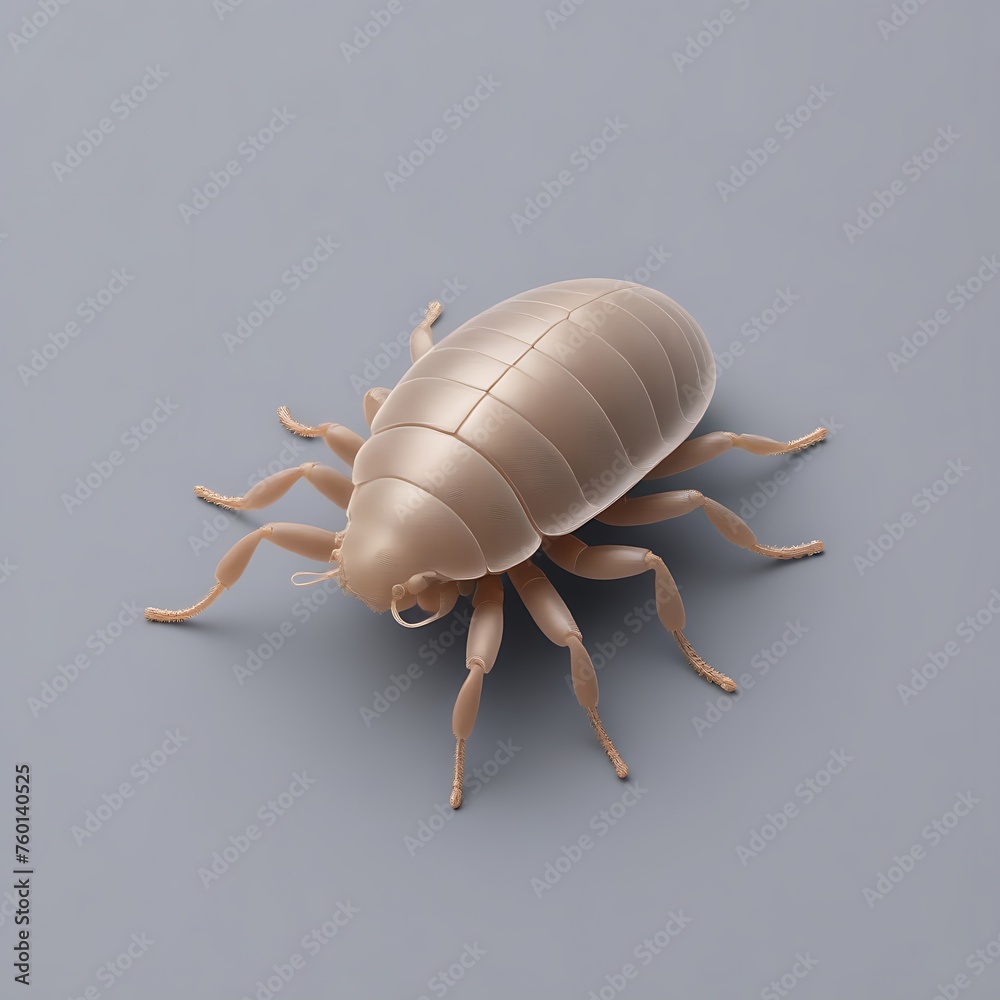 Louse 3D sticker vector Emoji icon illustration, funny little animals ...