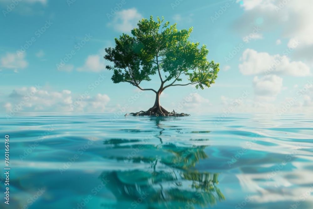 A powerful visual representation of the threat to mangrove forests ...