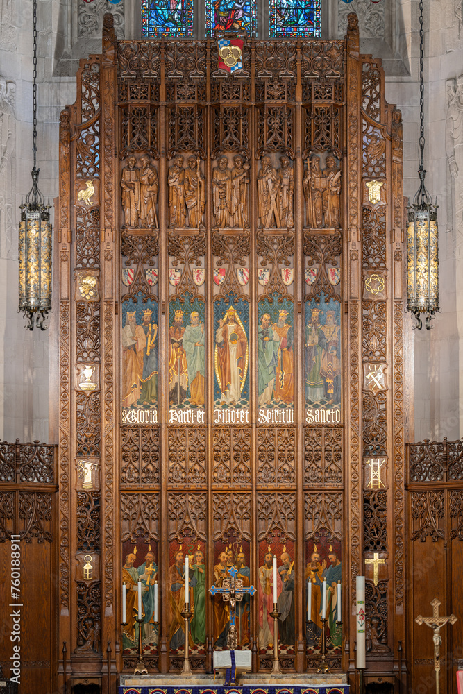 Detroit, Michigan -USA- March 14, 2024- Historic Trinity Lutheran ...