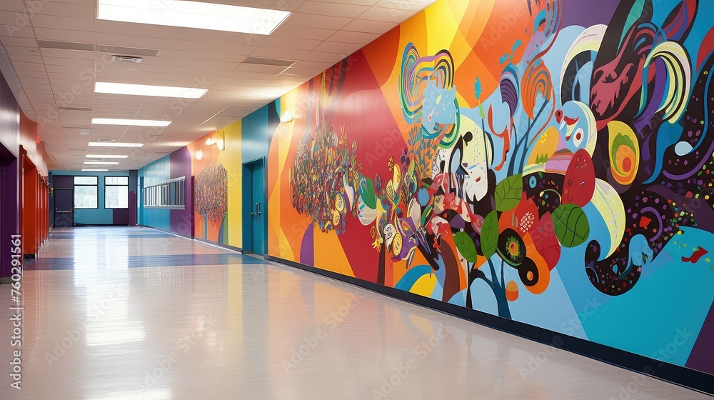 classroom education school building illustration students teachers ...