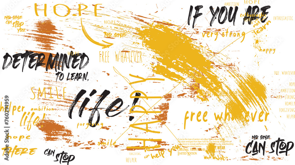 Seamless handwriting pattern, graffiti pattern, abstract handwriting ...