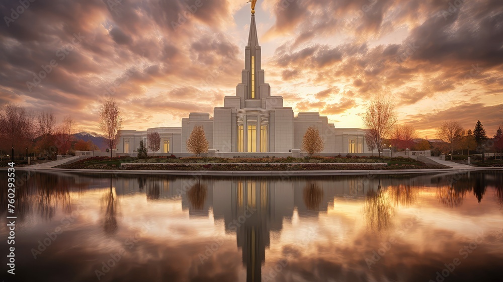 ancient heritage temple building illustration sacred religious ...