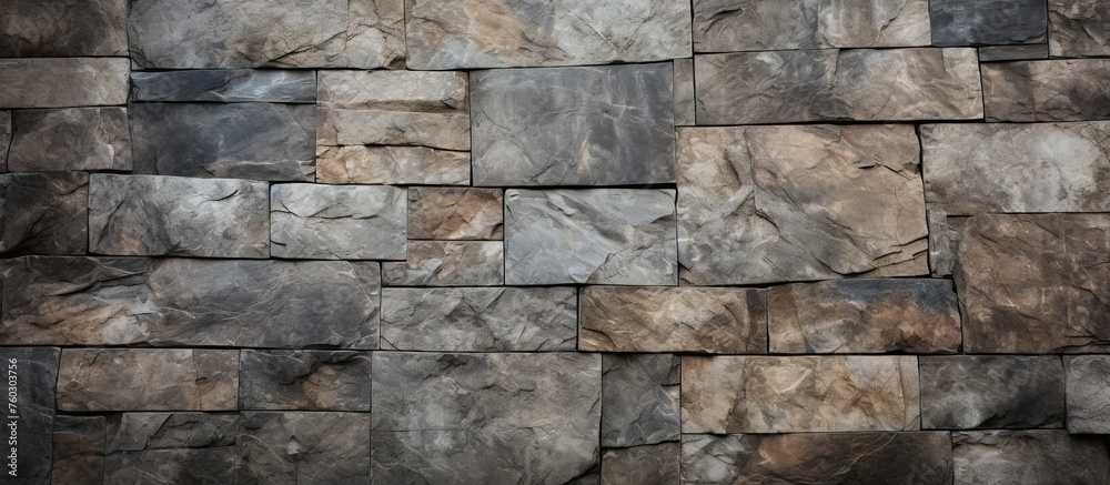 Abstract Slate Tile Wall Texture Background with Dark Textured Tiles ...