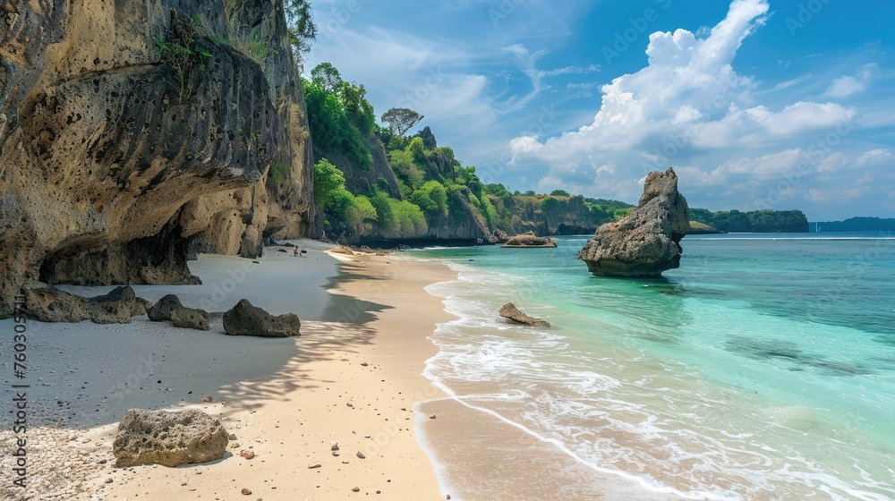 Selong Blanac Beach, a place where all living things can be seen ...