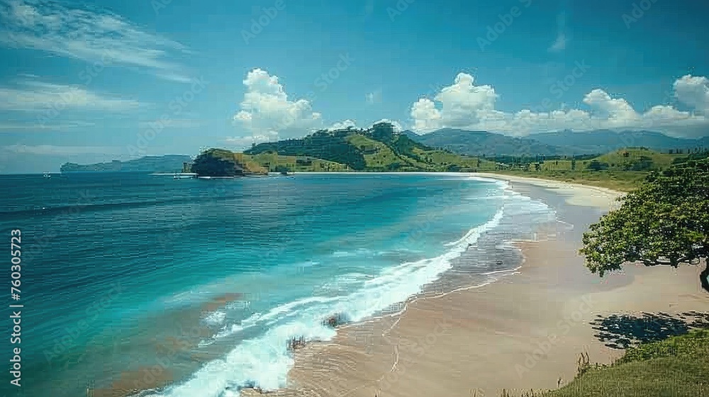 Selong Blanac Beach, a place where all living things can be seen ...